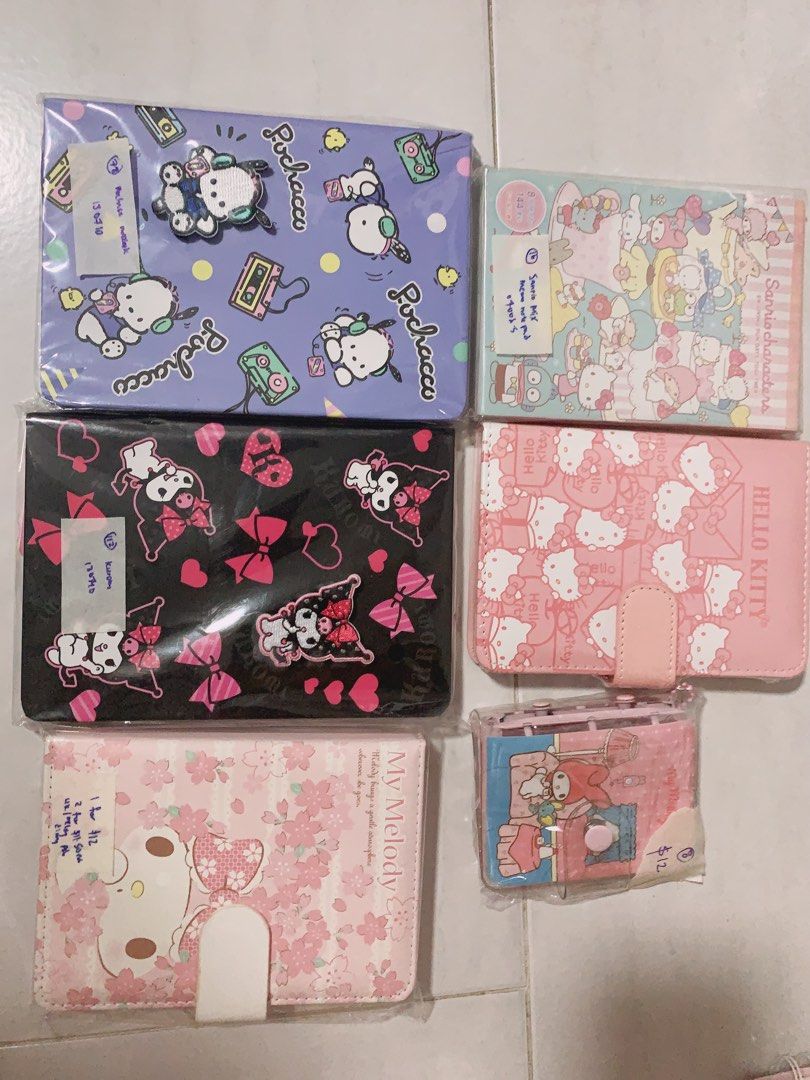 Sanrio character notebook pouch book divider 3 in 1 cable sticky note ...