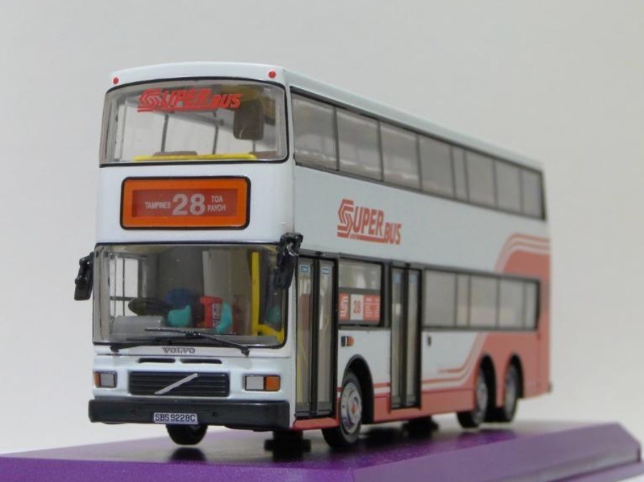 Limited Edition 1:76 Super Bus Model CMNL Singapore Bus Services (SBS ...
