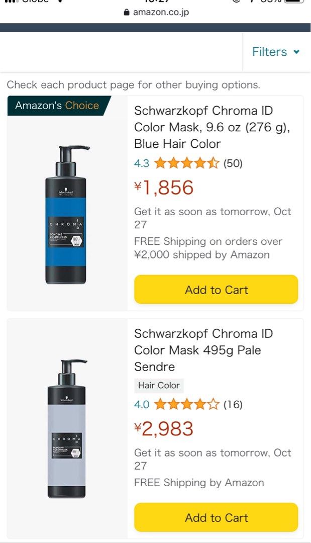 Schwarzkopf Chroma ID Bonding Hair Color Mask, Beauty & Personal Care ...