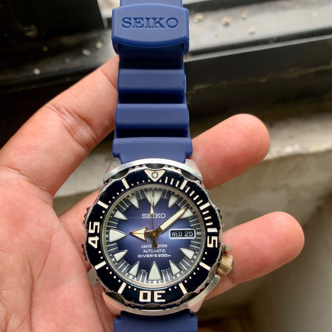 Seiko monster srp455k1 limited edition, Barang Mewah, Jam Tangan di Carousell
