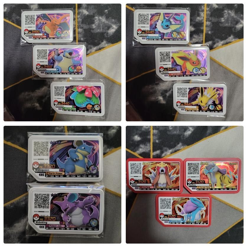 [SET] Pokemon gaole Rush 1 Combo 4* Set Charizard/Blastoise/Venusaur ...