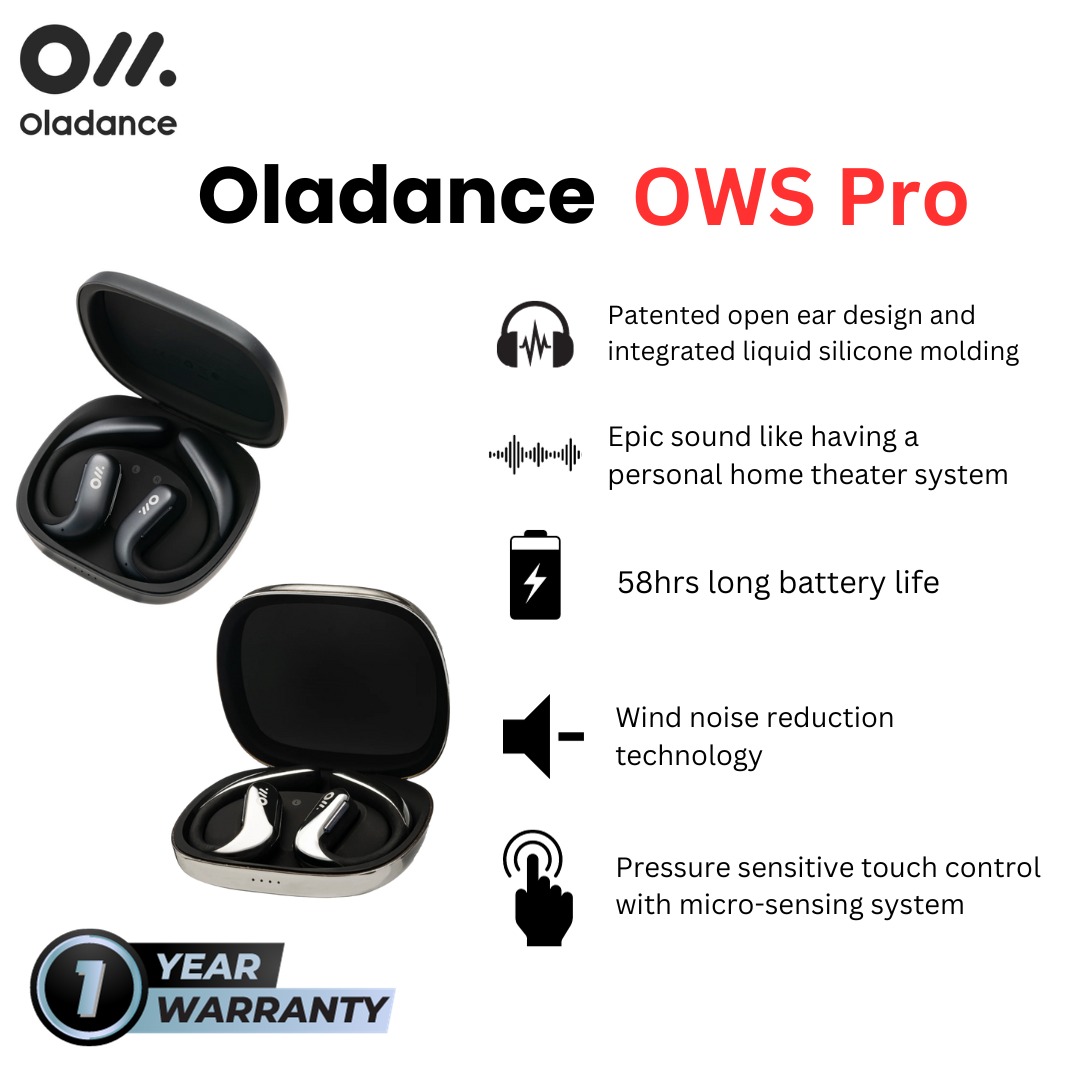 【SG WARRANTY】OLADANCE OWS Pro True Wireless Earbuds, Audio, Earphones on Carousell