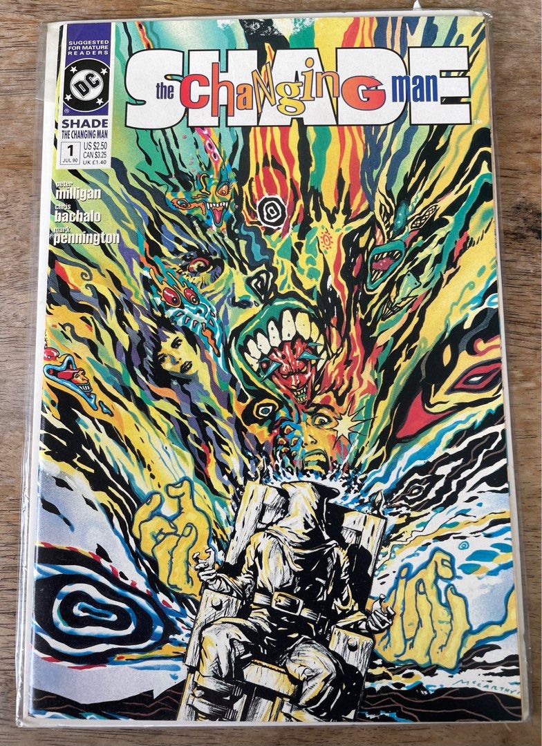 Shade The Changing Man Comic #1, Hobbies & Toys, Books & Magazines ...