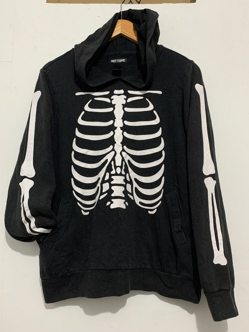 SKELETON HOODIE, Men's Fashion, Coats, Jackets and Outerwear on Carousell