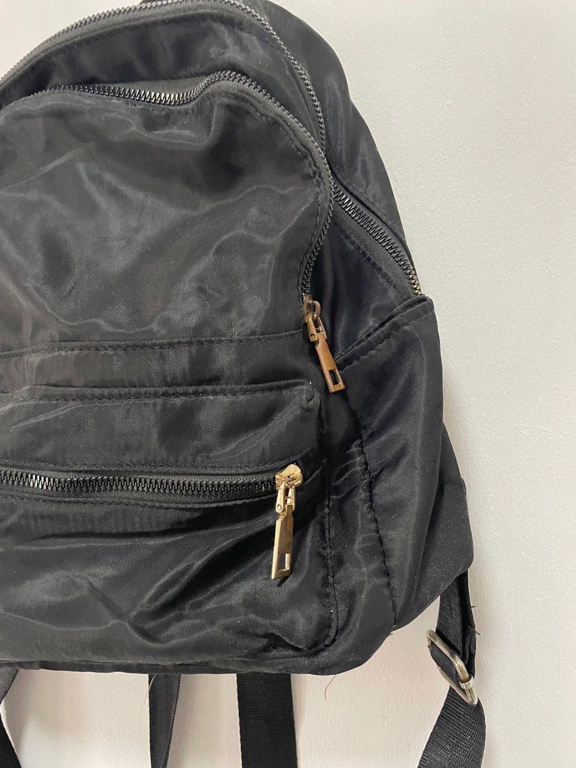 Small Black Backpack, Women's Fashion, Bags & Wallets, Backpacks on ...