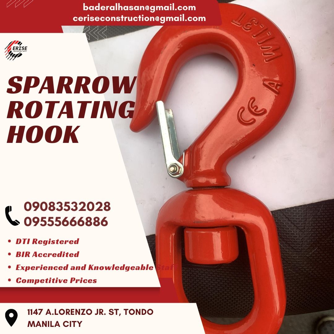 SPARROW ROTATING HOOK | ROTATING HOOK | ROTATE HOOK | SPARROW HOOK ...