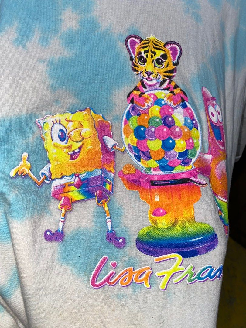 SPONGEBOB X LISA FRANK X NICKELODEON | 2XL | 22.5 x 30.5, Men's Fashion ...