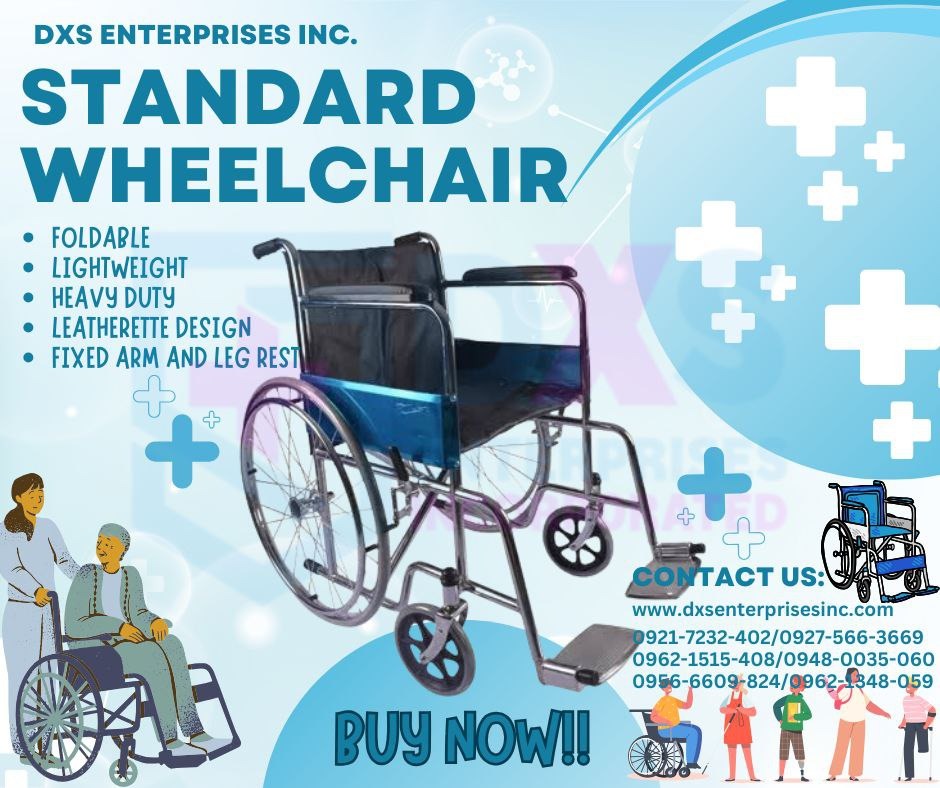 SUREGUARD STANDARD WHEELCHAIR LIGHTWEIGHT FOLDABLE - PEDIA, Health ...