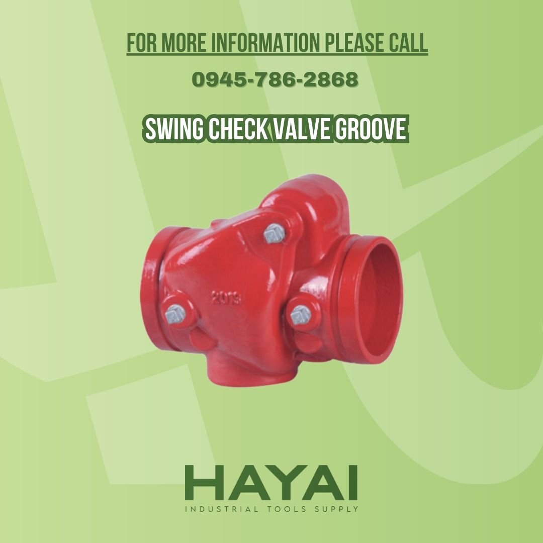Swing Check Valve Groove, Commercial & Industrial, Construction Tools ...
