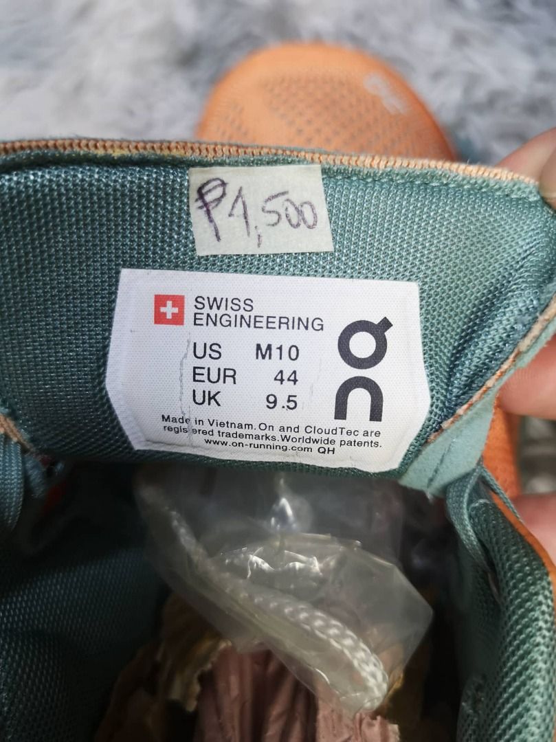 Swiss Engineering Cloud X On Running Orange Sea Shoes, Men's Fashion ...
