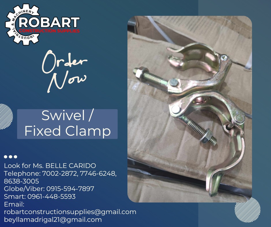 Swivel / Fixed Clamp, Commercial & Industrial, Construction Tools ...