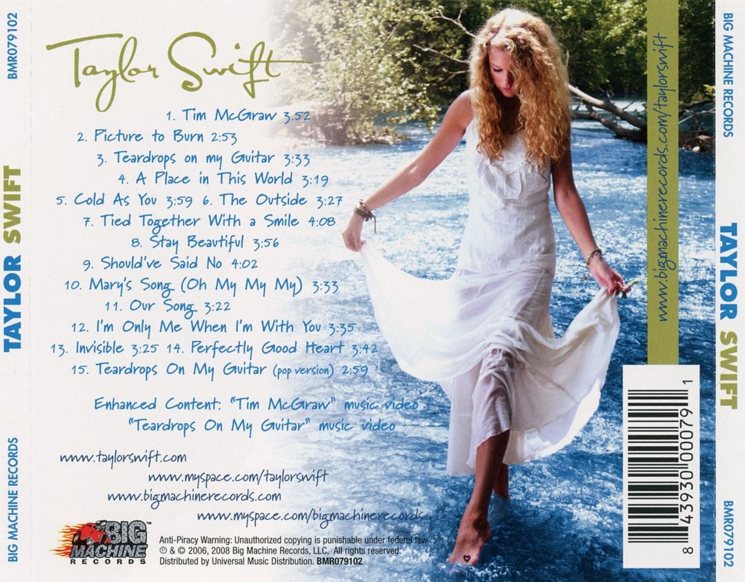 Taylor Swift : Self Titled First Album (Standard Edition) + Enhanced ... Taylor Swift : Self Titled First Album (Standard Edition) + Enhanced ...