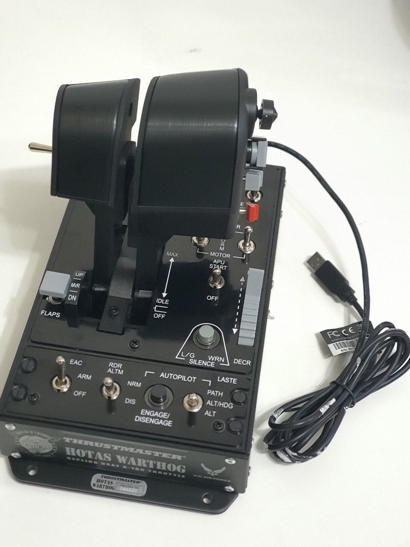 Thrustmaster HOTAS Warthog Dual Throttle, Video Gaming, Gaming ...