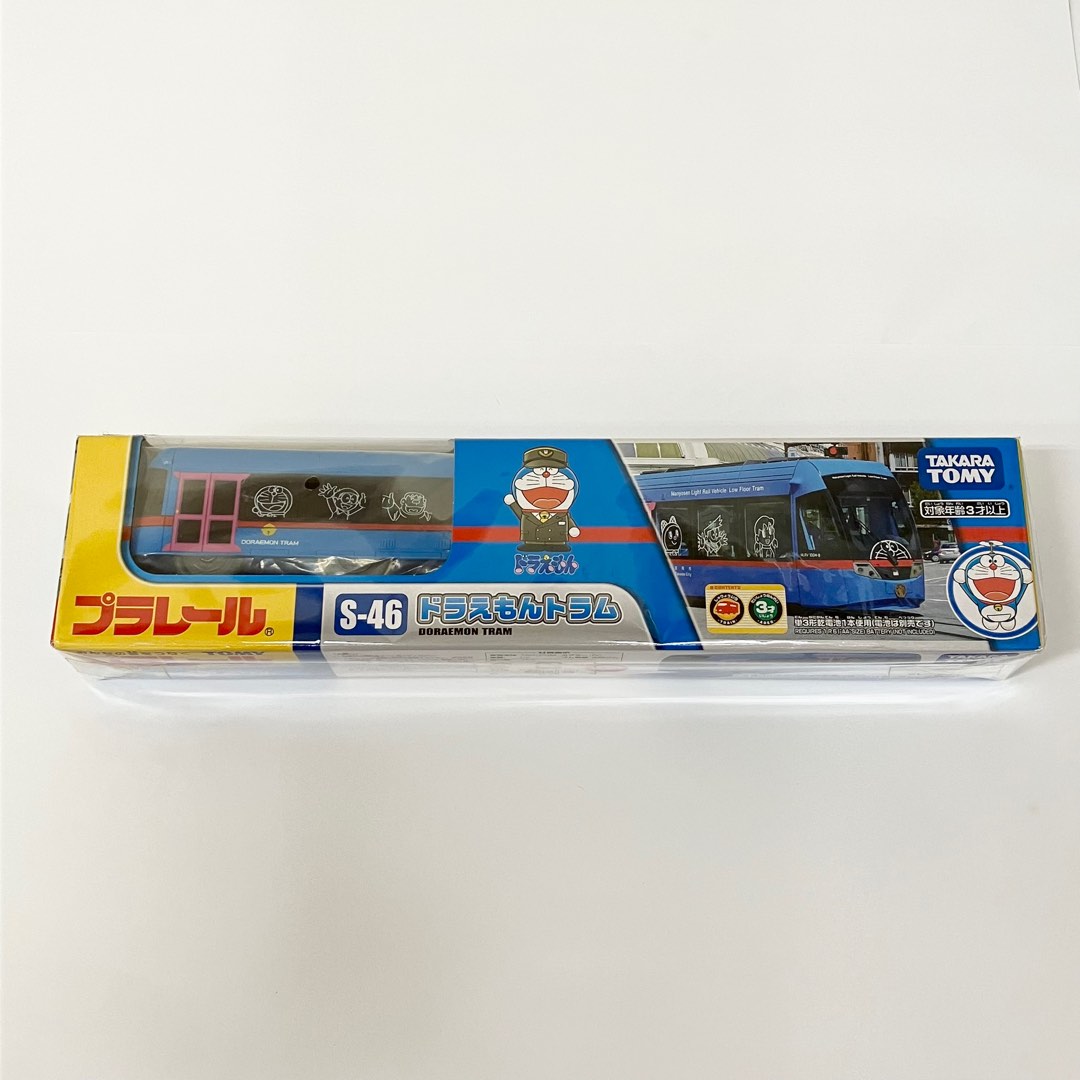 [絕版] 日版Tomica Plarail S-46 Doraemon Tram Manyosen Light Rail Vehicle ...