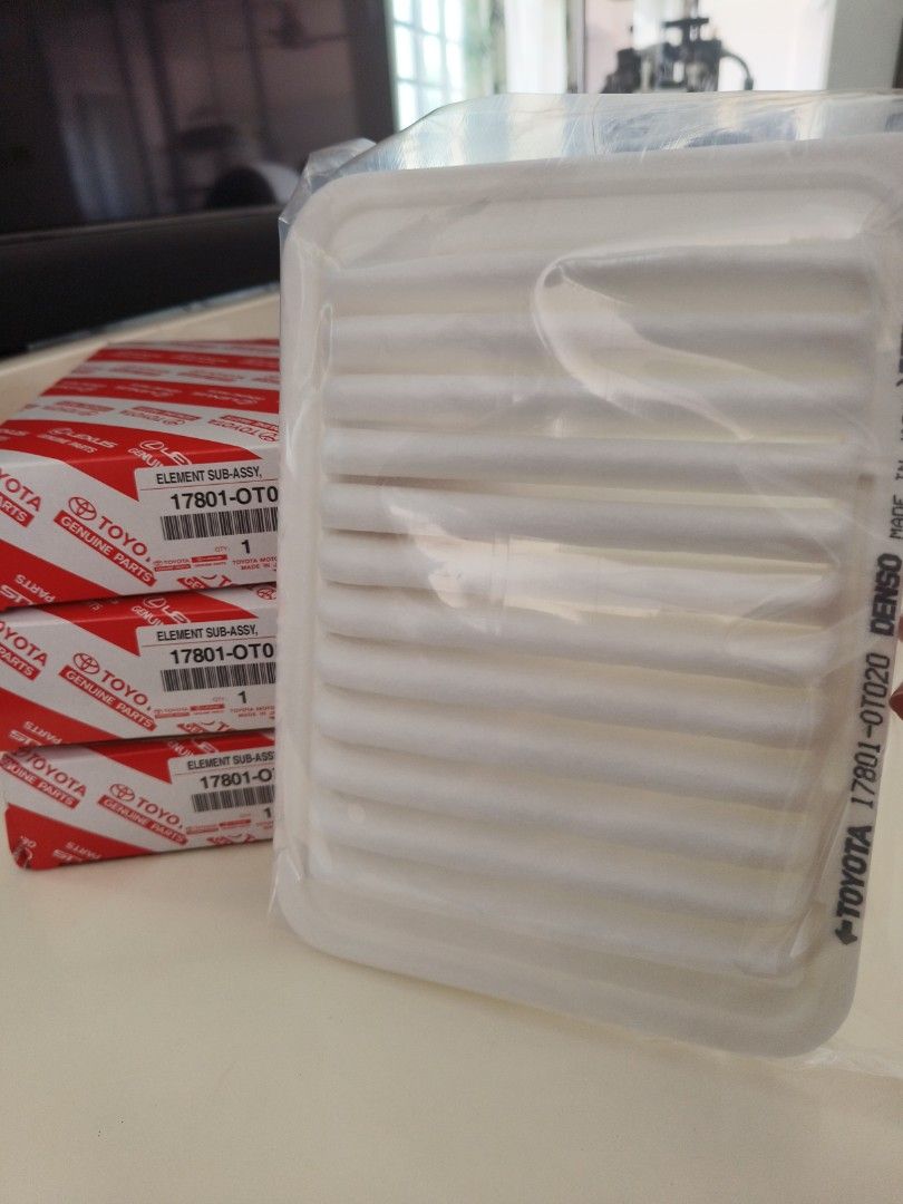 Toyota engine air filter 17801-Ot020, Car Accessories, Accessories on ...