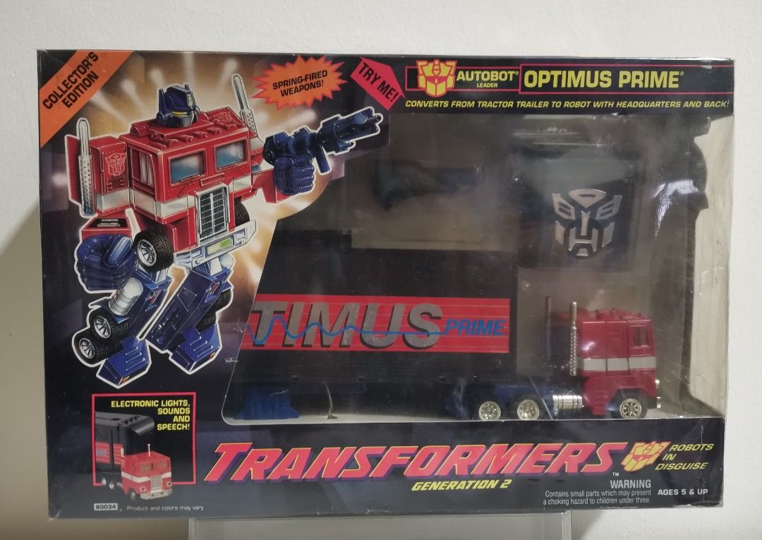 Transformers G2 OPTIMUS PRIME BIB COMPLETE RARE!!, Hobbies & Toys, Toys ...
