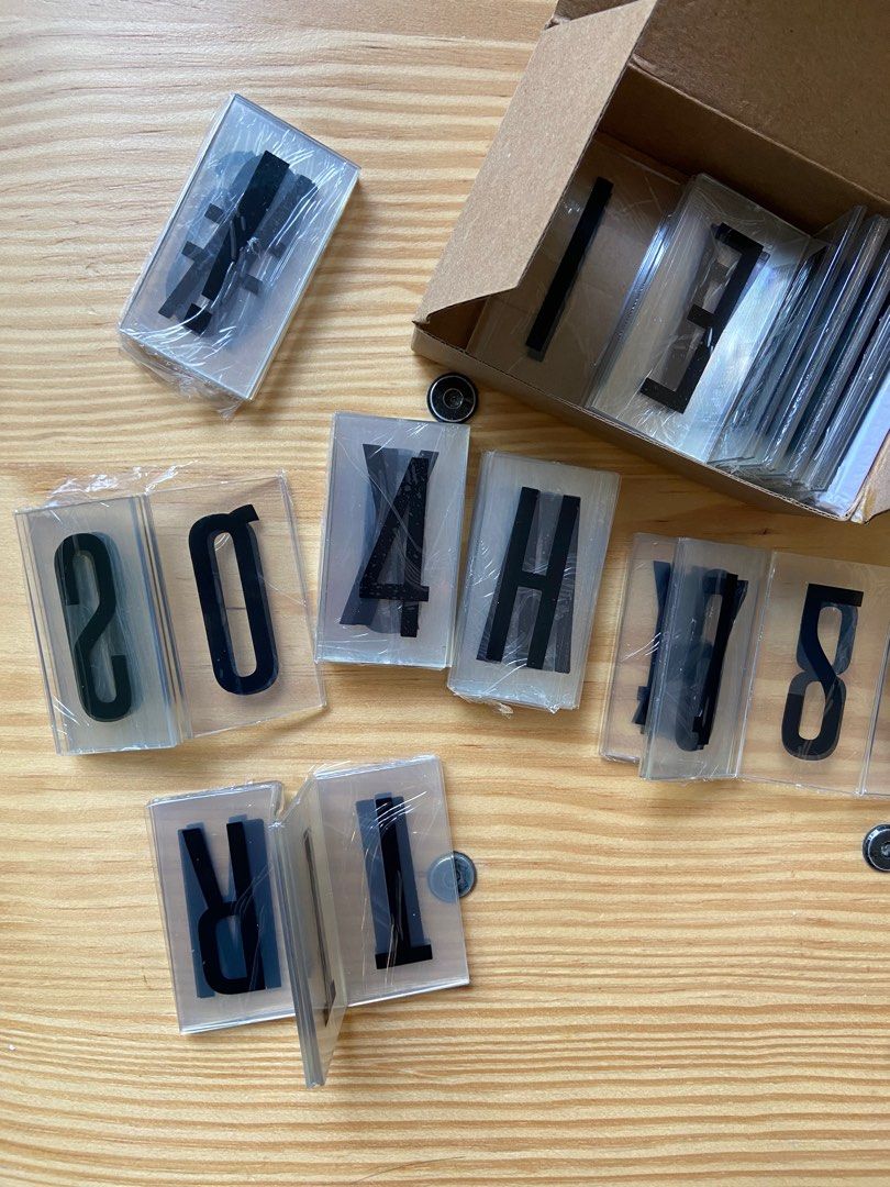 TYPO Light box letters, pastel and black, Hobbies & Toys, Stationery & Craft, Other Stationery ...