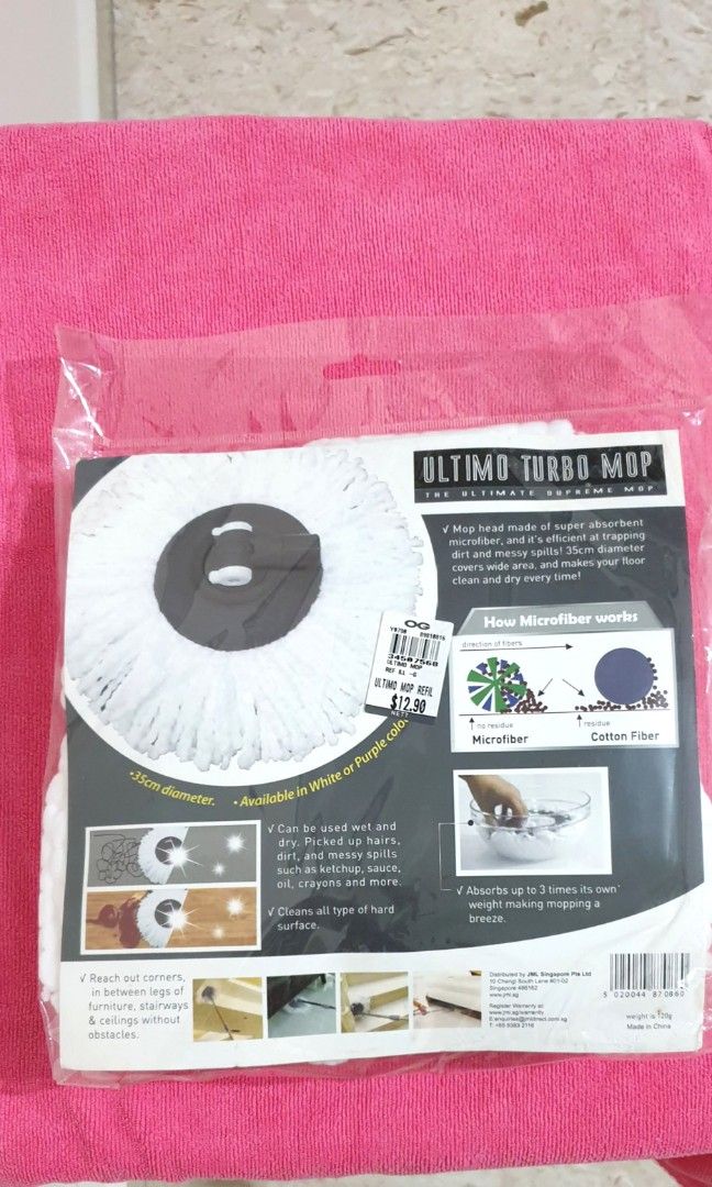 Ultimo Turbo Mop refill, Furniture & Home Living, Home Improvement ...