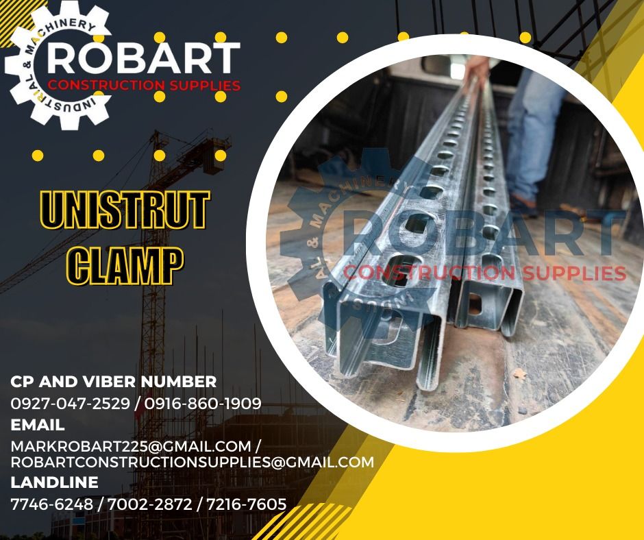 Unistrut Clamp, Commercial & Industrial, Construction Tools & Equipment ...