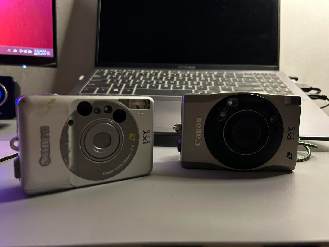UNTESTED Canon Ixy 330 (ELPH 370Z) and Canon Ixy 310 (ELPH Jr.) FILM ...
