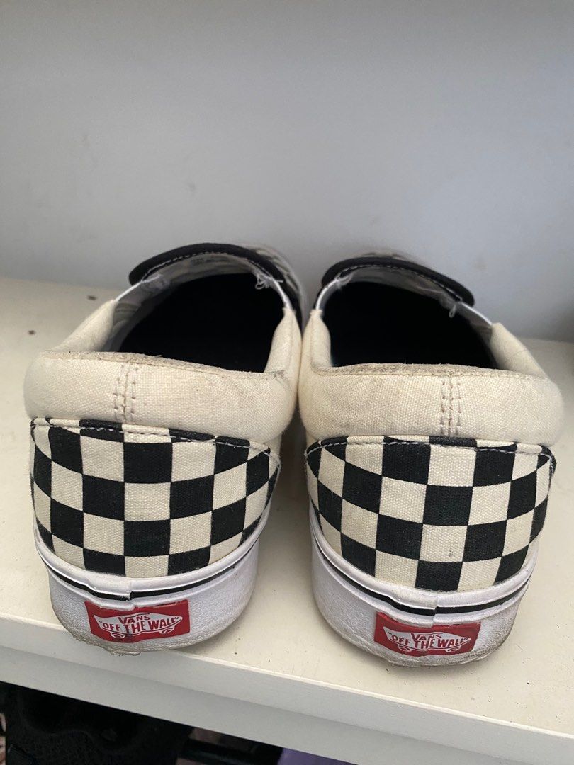 Vans classic check slip on sneakers, Men's Fashion, Footwear, Sneakers ...