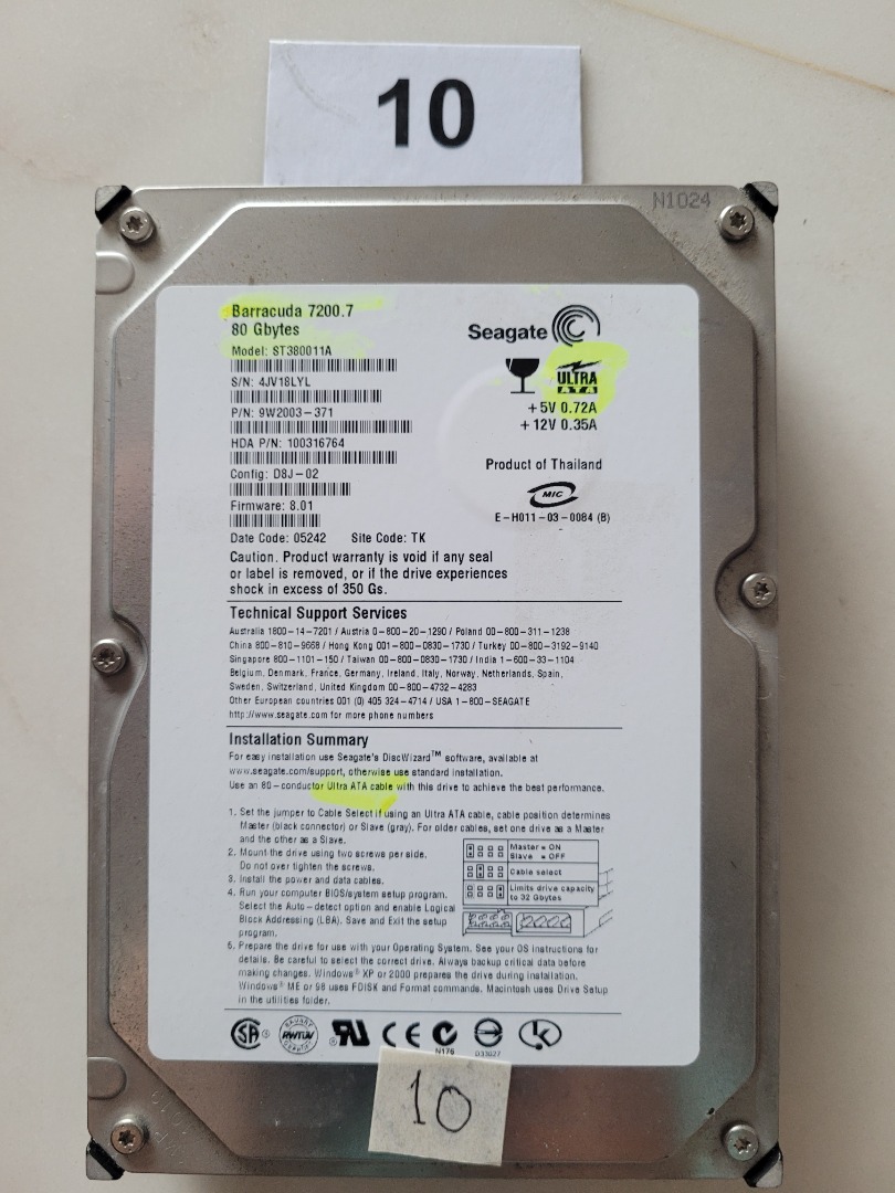 1115 Various Desktop & DVR Hard Disks Items 10 to 16, Computers & Tech, Parts & Accessories ...