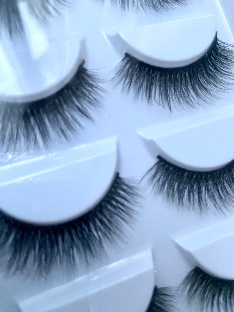 Very Natural Long Eyelashes 5 pairs, Beauty & Personal Care, Face ...