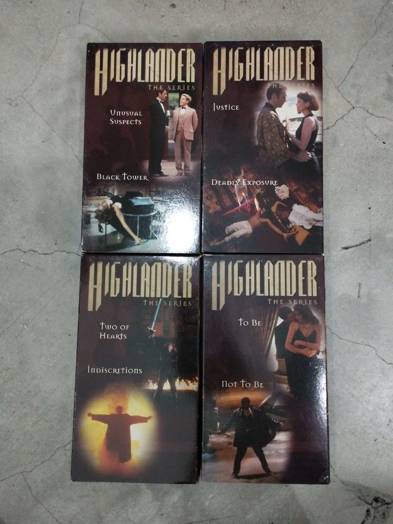 (VHS) The Series Volume VI Highlander 1-7 Complete Set, Hobbies & Toys ...