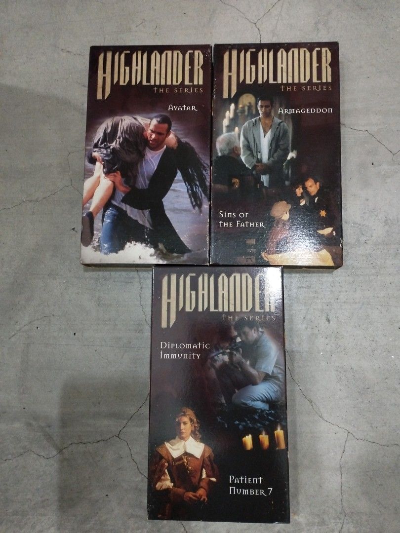 (VHS) The Series Volume VI Highlander 1-7 Complete Set, Hobbies & Toys ...