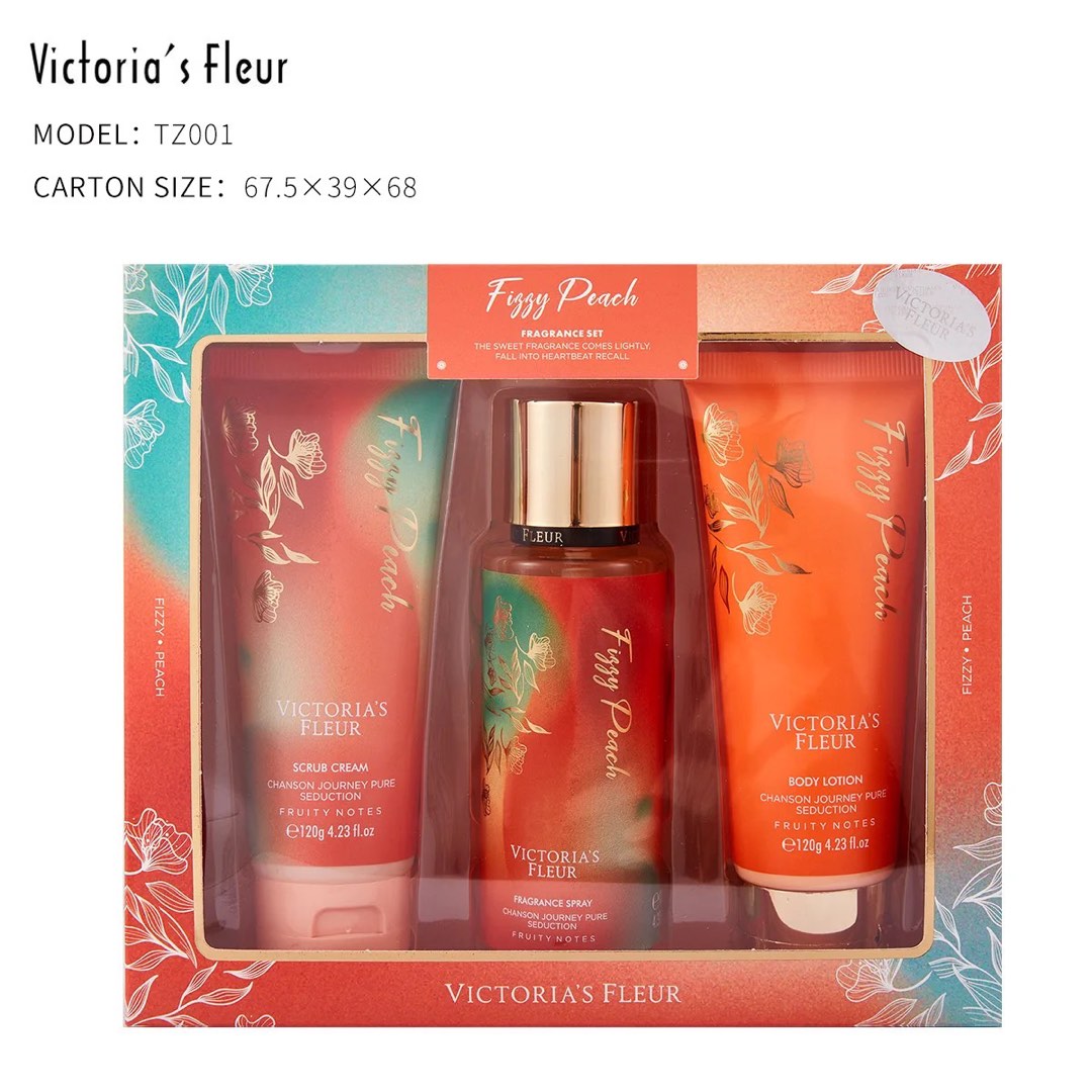Victoria Fleur Figgy Peach Set 3 in 1, Beauty & Personal Care ...