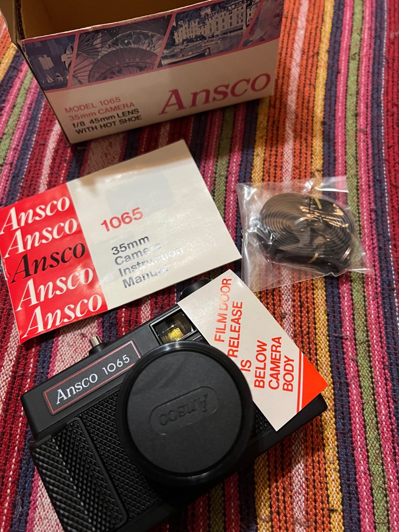 Vintage Ansco 1065 x Smirnoff NIOB, Photography, Cameras on Carousell
