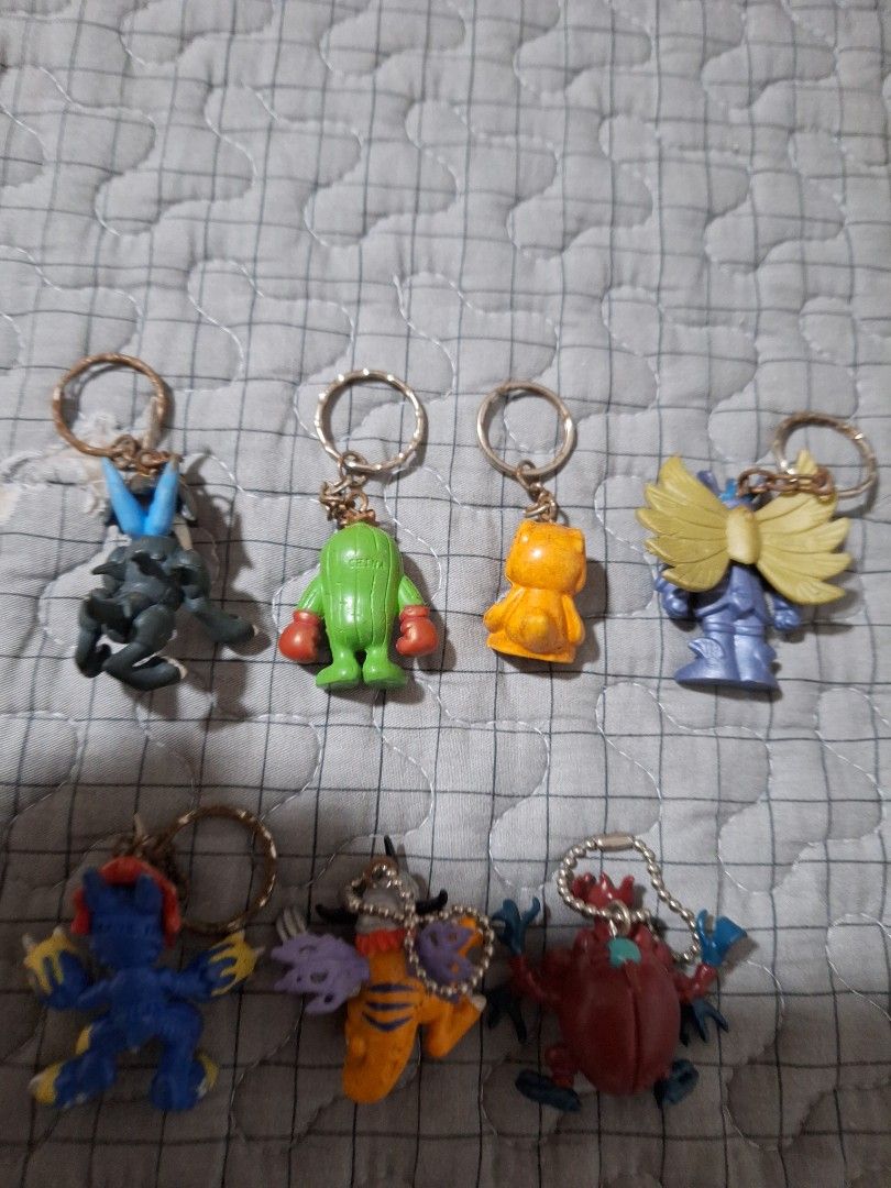 Vintage Digimon Keychains, Hobbies & Toys, Toys & Games on Carousell