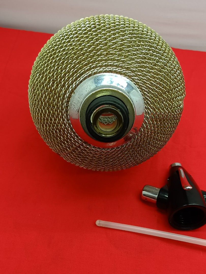 Vintage metallic circular glass body vintage French Soda Syphon for ...