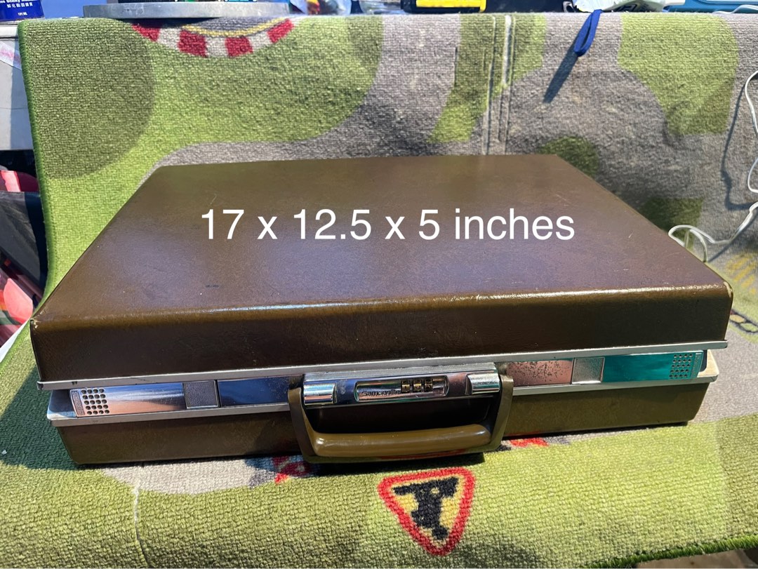 Vintage Samsonite Attache case hard shell briefcase w lock size 17 x 12 ...