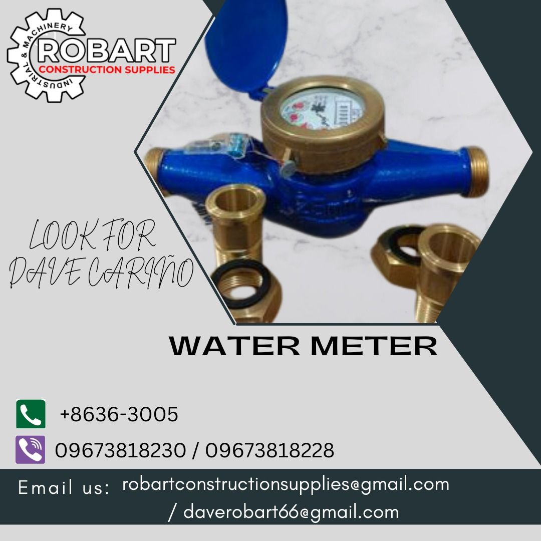 WATER METER, Commercial & Industrial, Construction Tools & Equipment on ...
