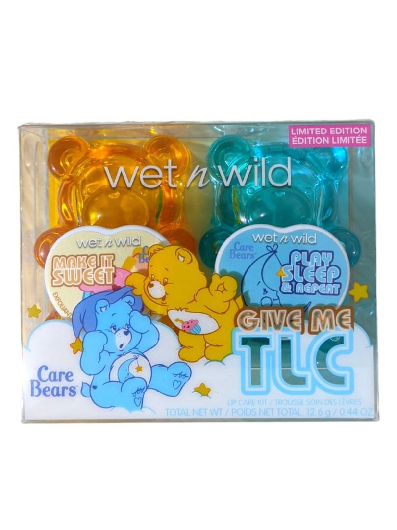 Wet n Wild Care Bears Collection Give Me TLC Lip Care Kit Make It Sweet ...