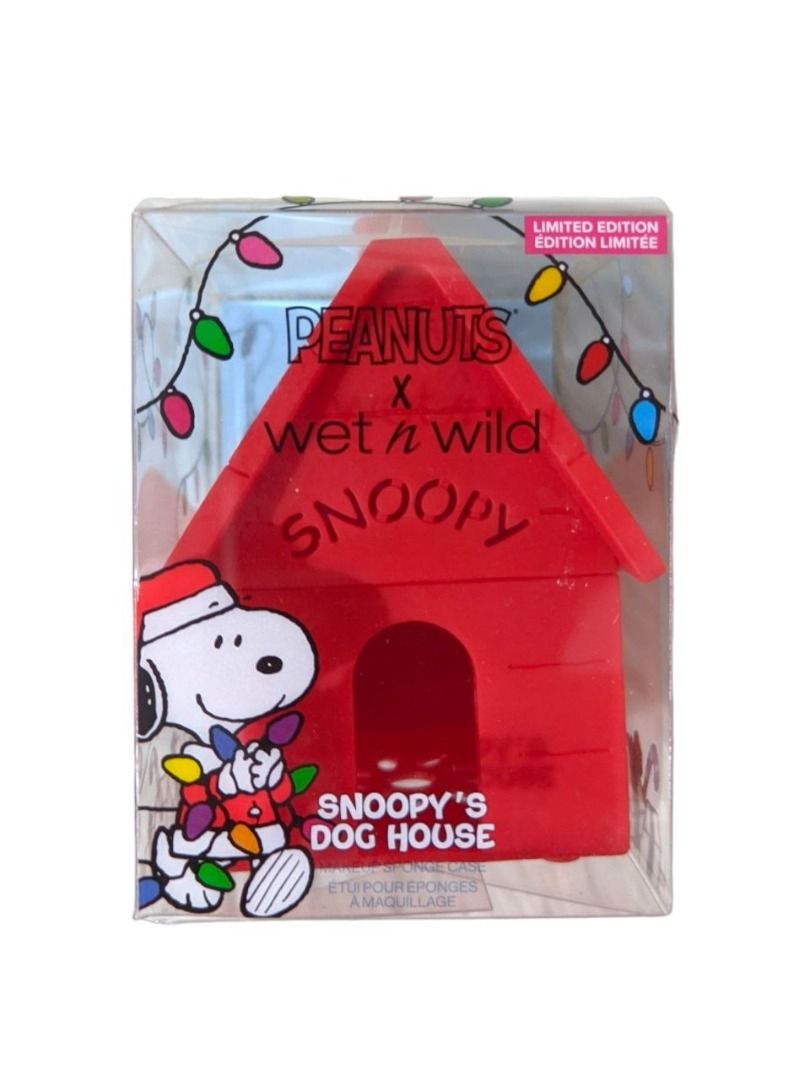 Wet n Wild Peanut Collection Snoopy's Dog House Makeup Sponge Case ...