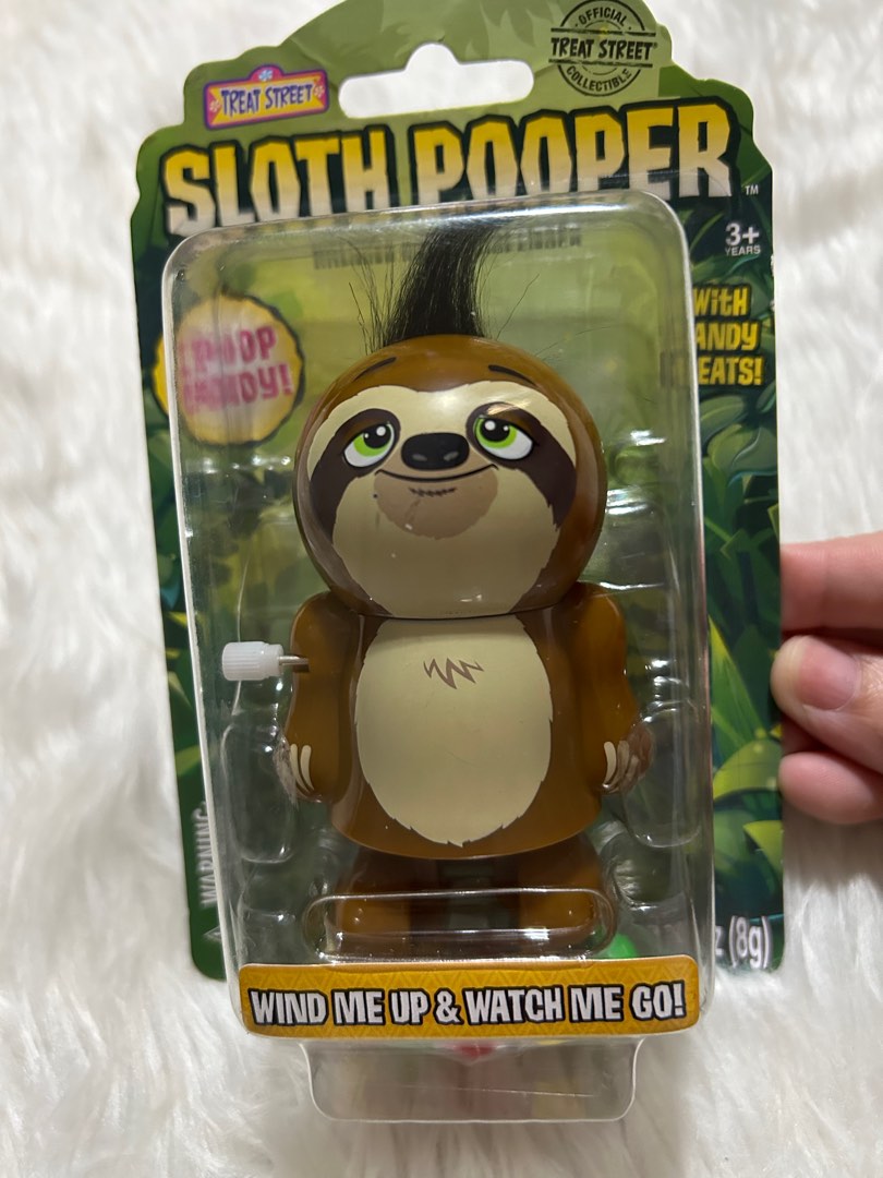 Wind Up Sloth Pooper, Hobbies & Toys, Toys & Games on Carousell