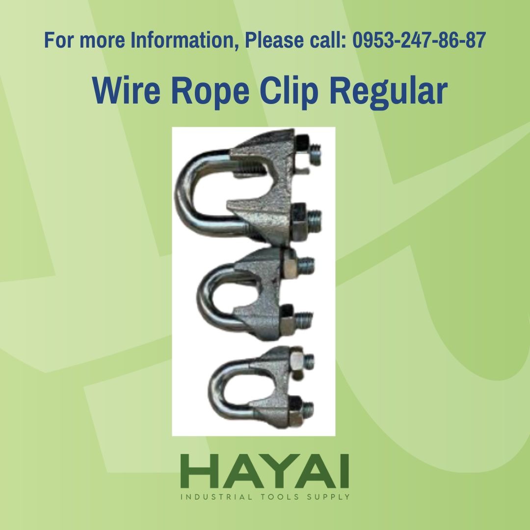 Wire Rope Clip Regular, Commercial & Industrial, Construction Tools ...