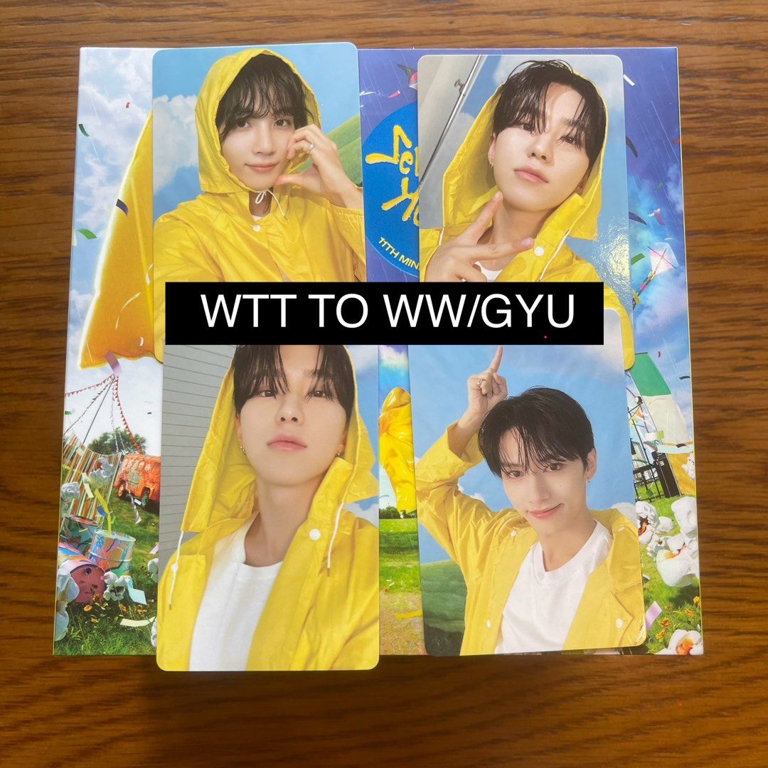 wtt seventeen svt seventeenth heaven pc photocard carat ver album ...