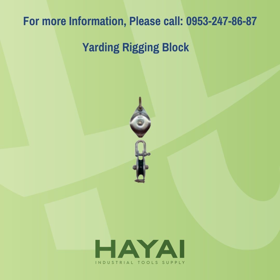 Yarding Rigging Block, Commercial & Industrial, Construction Tools ...
