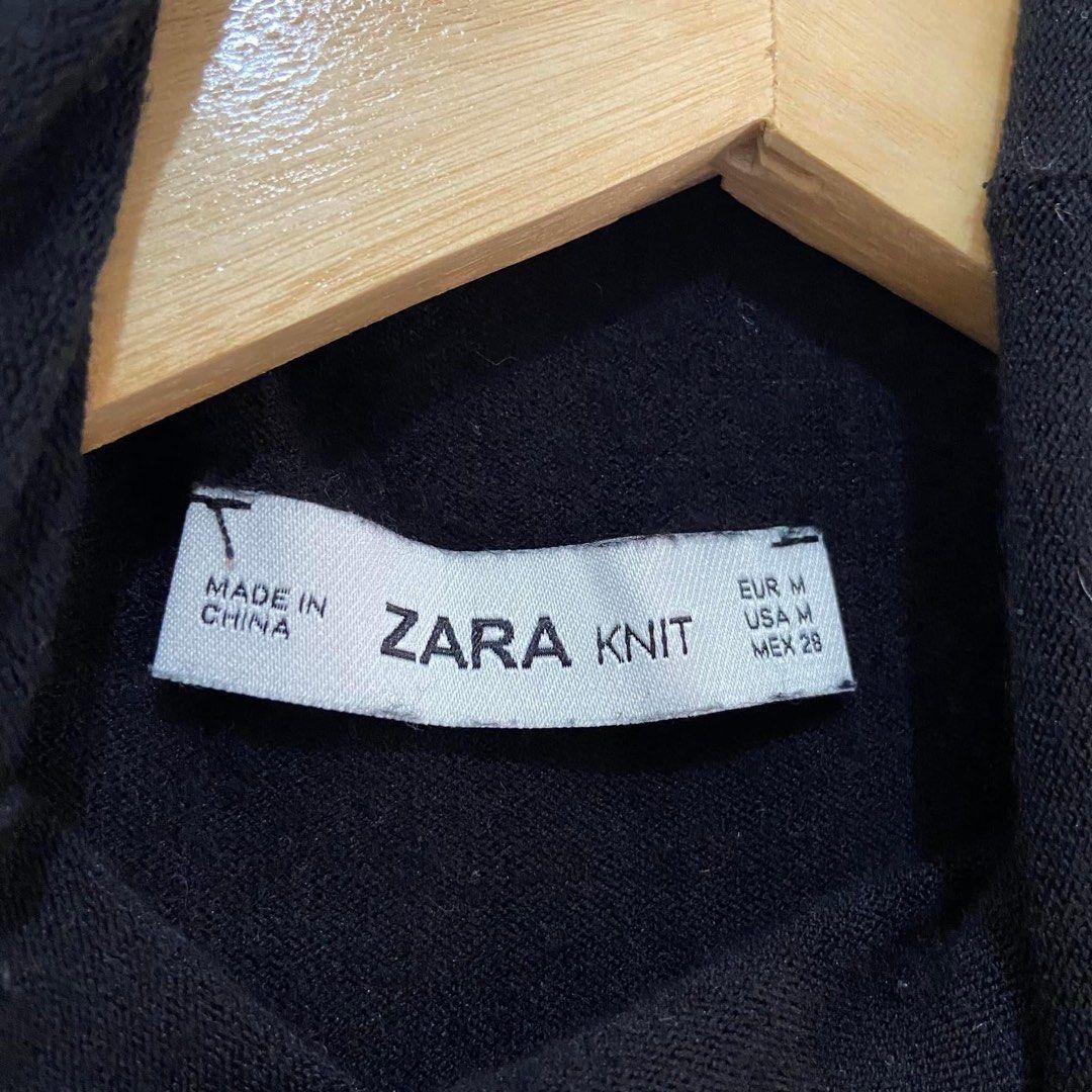 ZARA Knit Turtle Neck, Women's Fashion, Tops, Blouses on Carousell