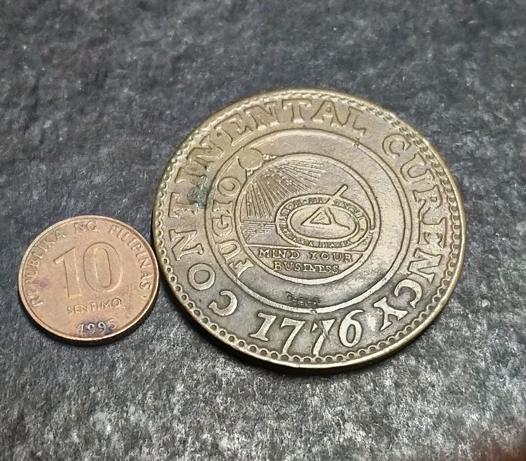1776 USA Continental Currency Liberty old Token, Hobbies & Toys ...