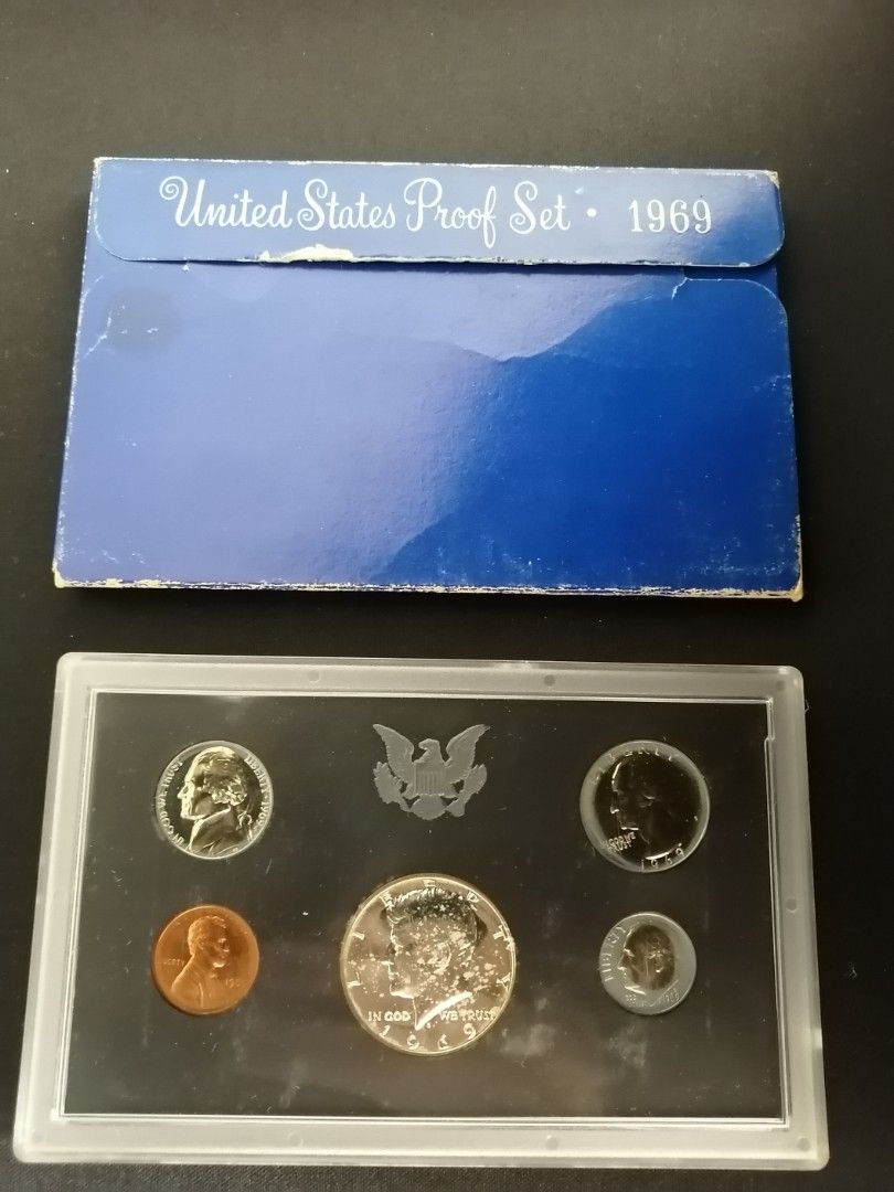 1969 US proof set in original packing, Hobbies & Toys, Memorabilia ...