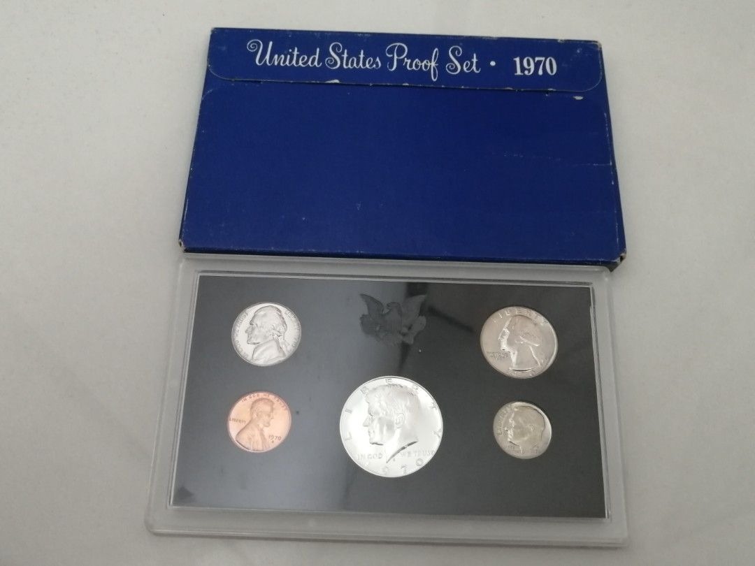 1970 US Proof set in original mint packaging, Hobbies & Toys ...
