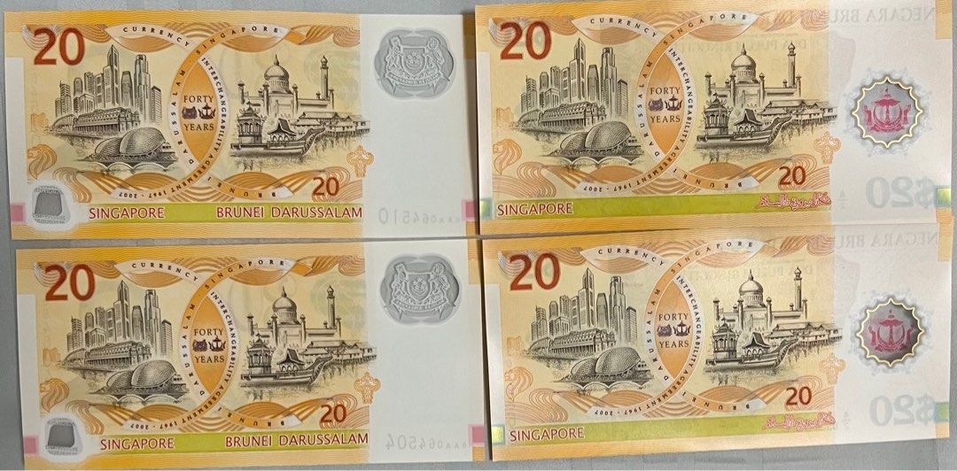 $20 brunei & sg notes, Hobbies & Toys, Memorabilia & Collectibles ...