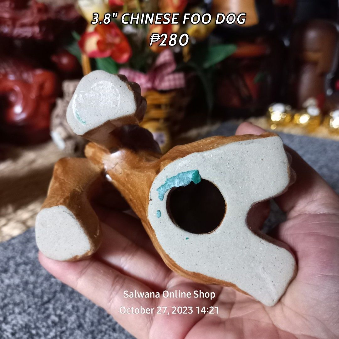 3.8" CHINESE FOO DOG | BROWN | 1 PIECE | FENG SHUI, Hobbies & Toys ...