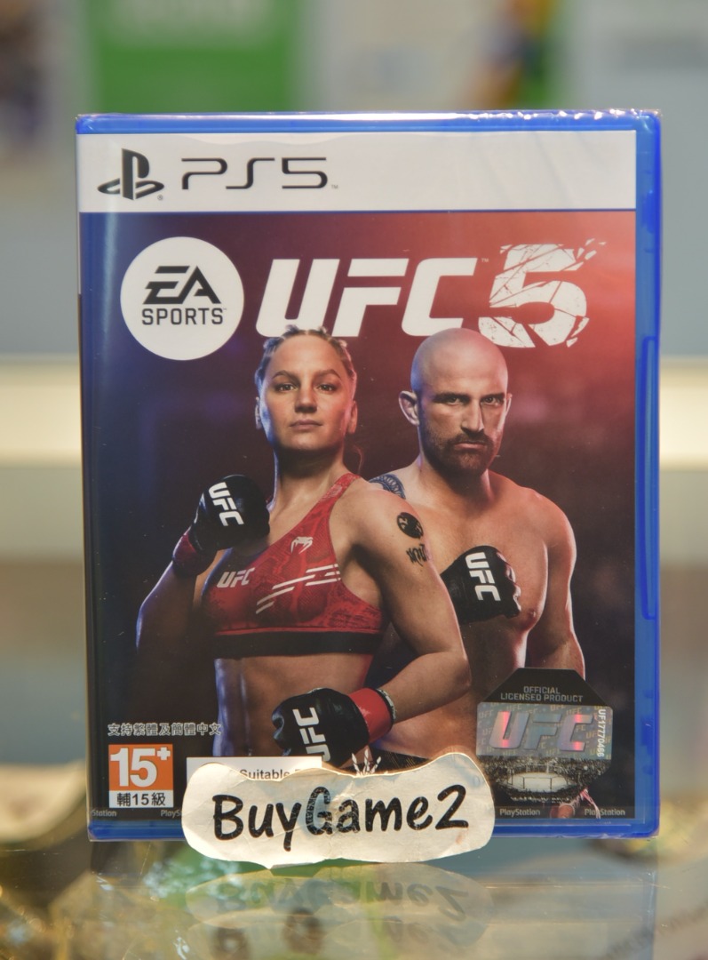 (全新) PS5 UFC 5 2024 (行版, 中文/ 英文) - MMS 自由搏擊 格鬥 遊戲, 電子遊戲, 電子遊戲 ...