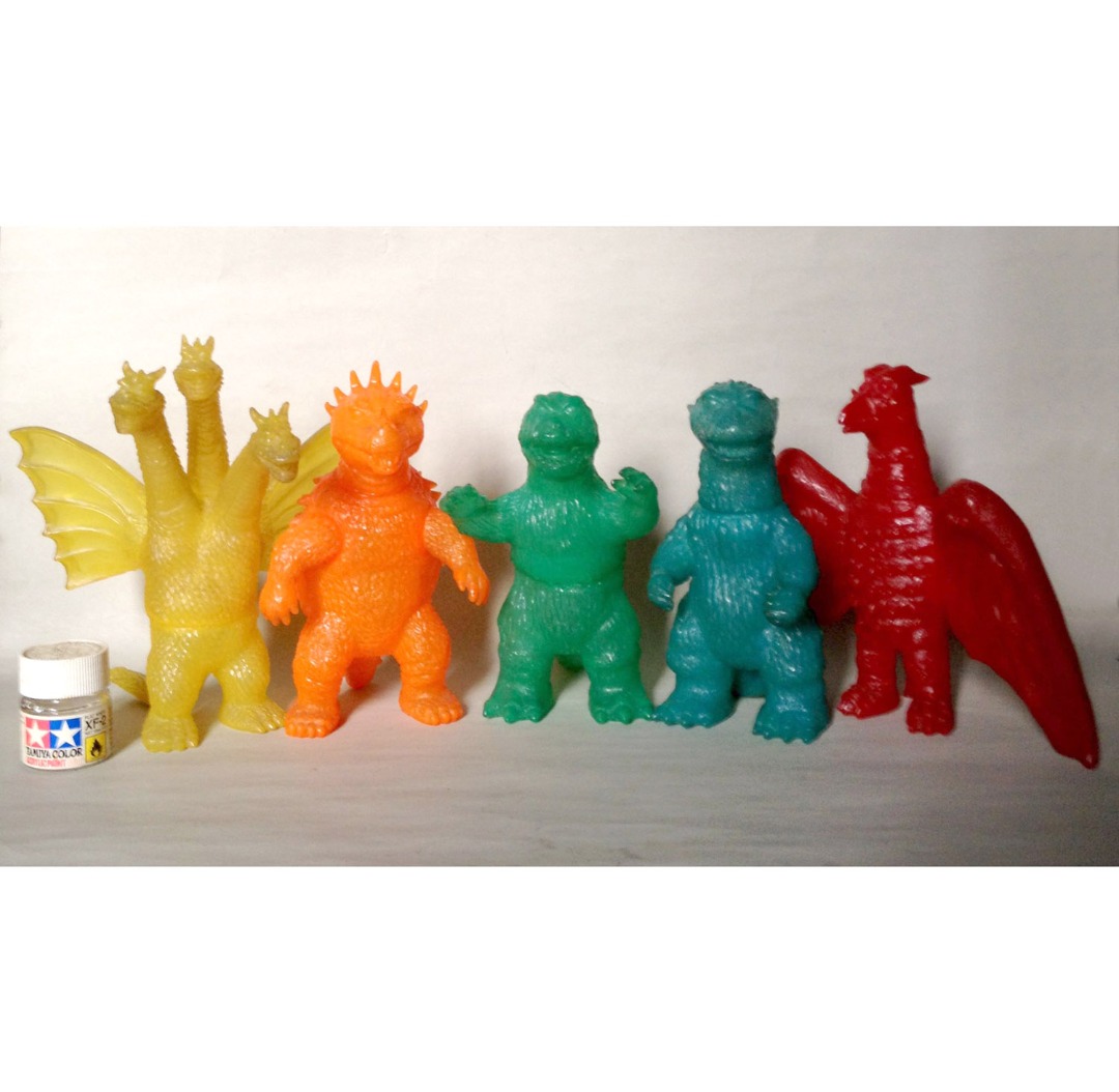 WF Wonderfest Toho Lucky Bag 2002 會場限定 絕版 BEAR MODEL X5 CLEAR SET ...