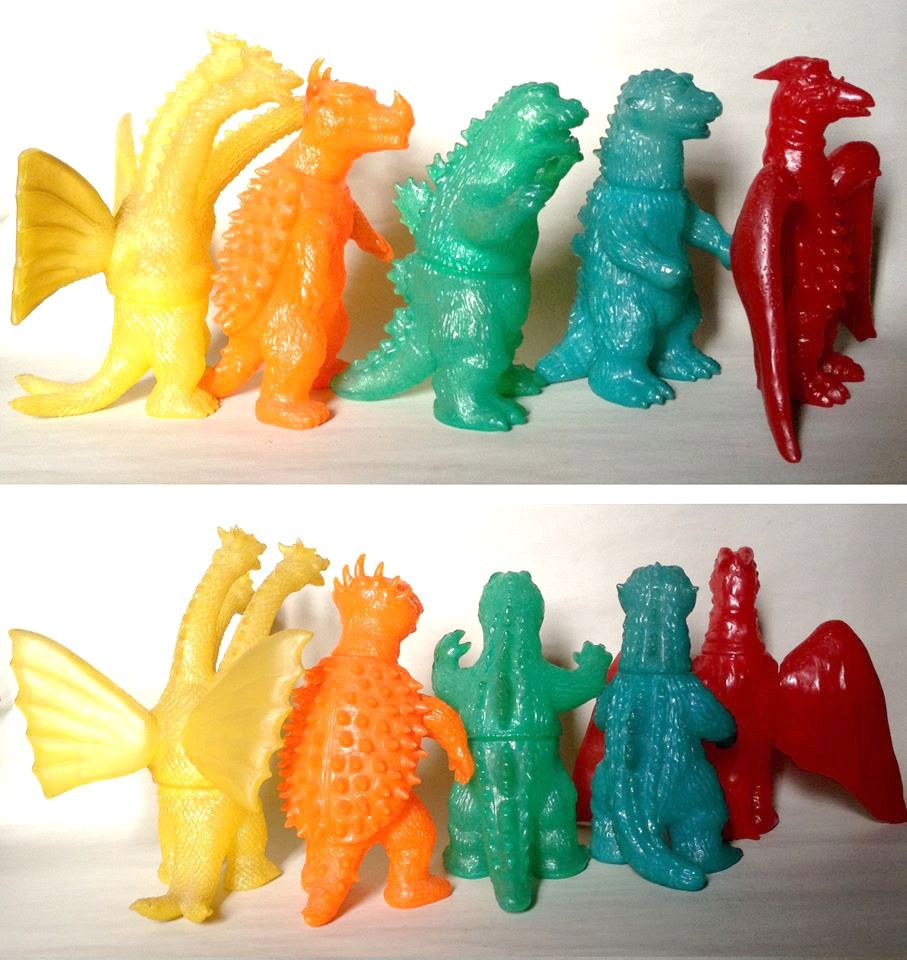 WF Wonderfest Toho Lucky Bag 2002 會場限定 絕版 BEAR MODEL X5 CLEAR SET ...